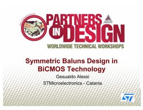 Symmetric Baluns Design in BiCMOS Technology