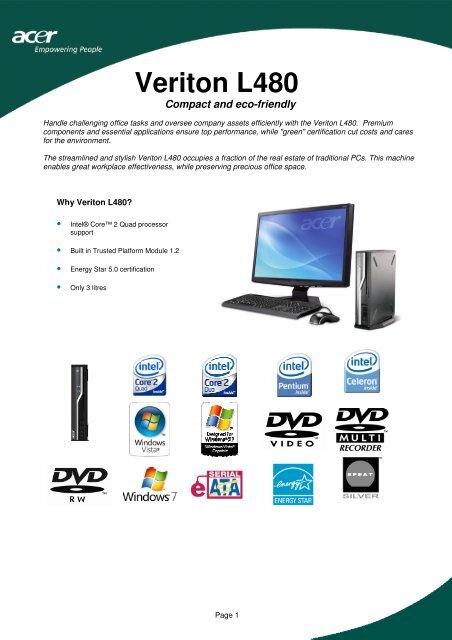 Veriton L480 - Acer