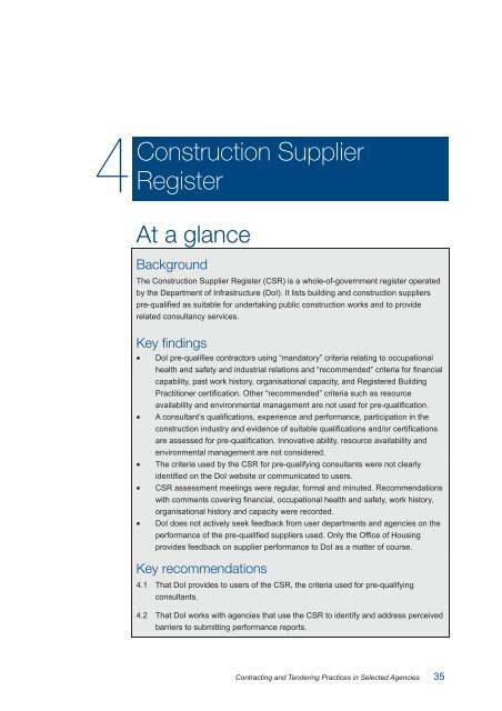 4 Construction Supplier Register