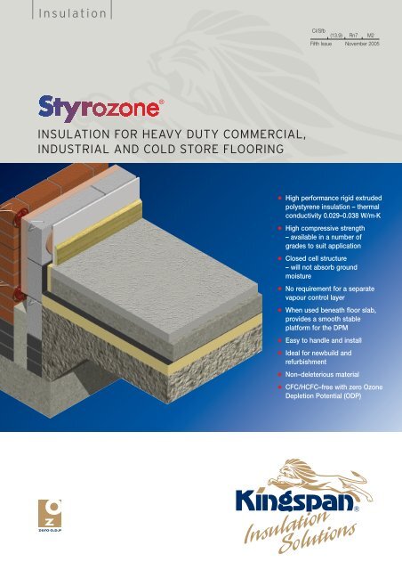 Styrozone insulation - CMS