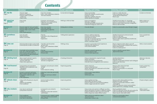 Elevator International Level 3 Contents