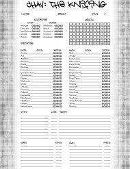 Tri-Stat dX Character Sheet - MrGone's Character Sheets