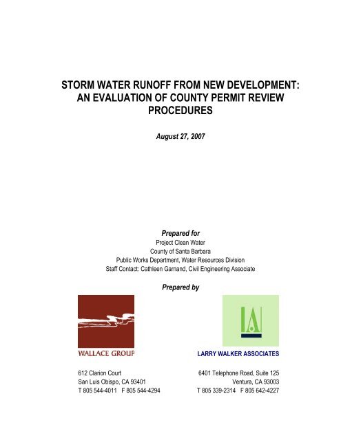 Report on Santa Barbara County's Development Review Process