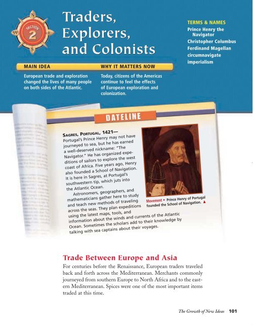 European Explorers Names