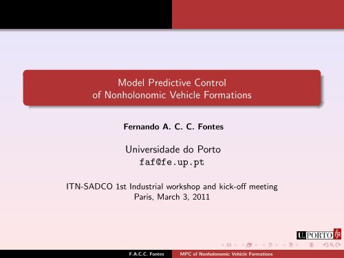 Model Predictive Control of Nonholonomic Vehicle Formations