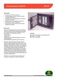 AutroMaster 5000 Presentasjonssystem - Autronica - Autronica Fire ...