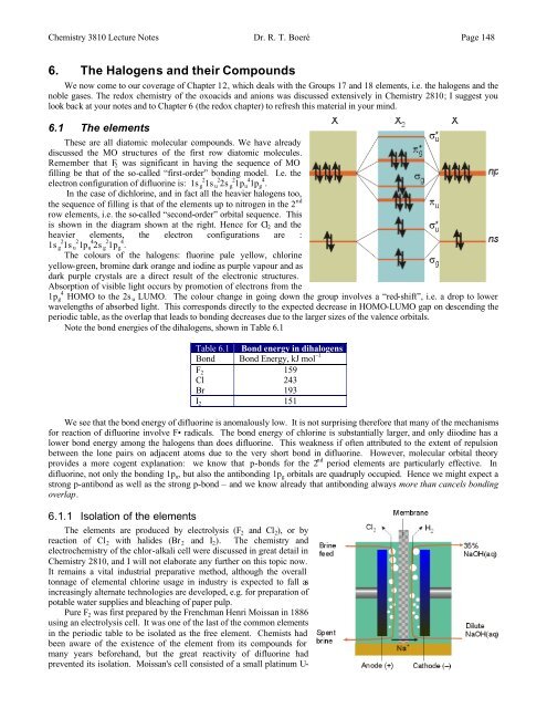 The Halogens and their Compounds