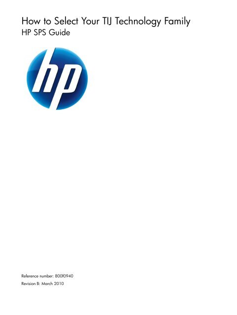 HP SPS Guide