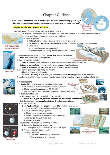Stratified Drift Glacier