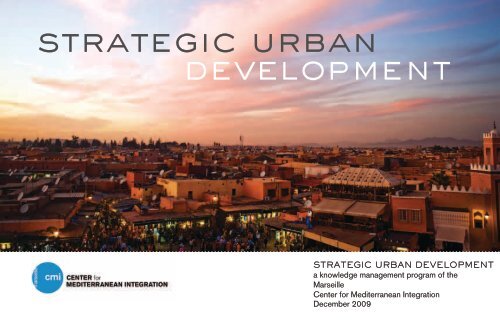 Brochure of Strategic Urban Development program overview - CMI
