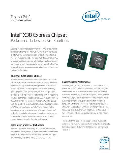 Intel® X38 Express Chipset