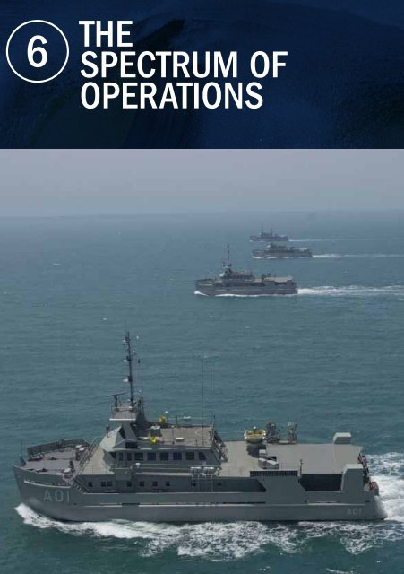 THE SPECTRUM OF OPERATIONS - Royal Australian Navy