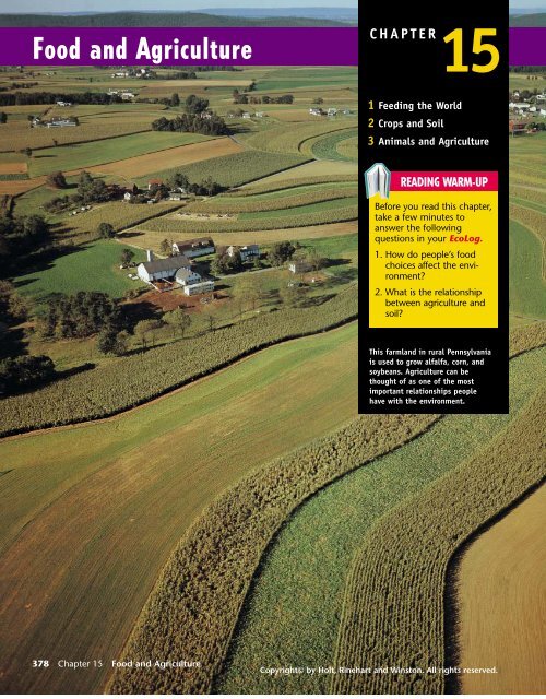 Section 1 Feeding the World - Nexuslearning.net