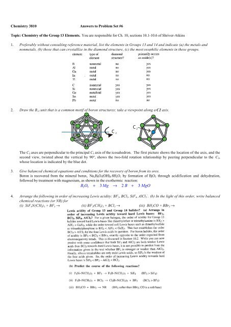 Answers to Assignment #6