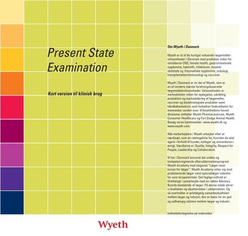 Present State Examination - Psykiater.nu