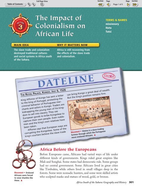 The Impact of Colonialism on African Life The Impact of Colonialism ...