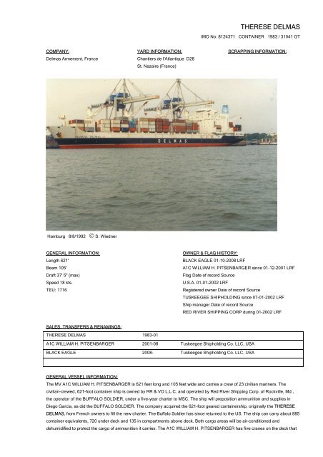 THERESE DELMAS - Cargo Vessels International