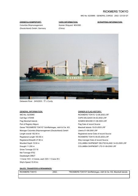 Rickmers Logo Bondholders Serve Rickmers Maritime With Second Legal