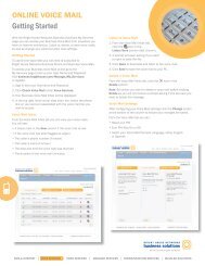 Reading Your Bill - Bright House Networks Business Solutions