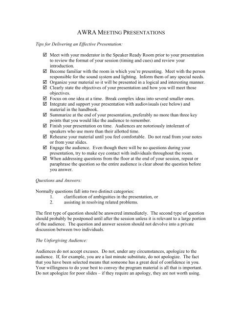 Question And Answer Session Presentation