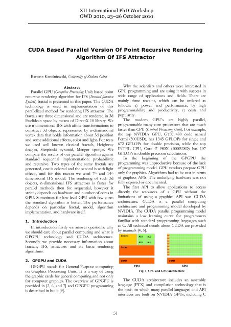 Cuda Based Parallel Version Of Point Recursive Rendering
