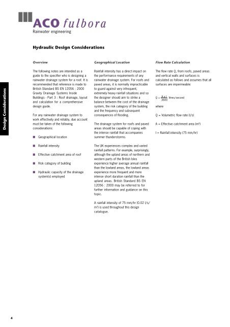 Design Considerations 4 A