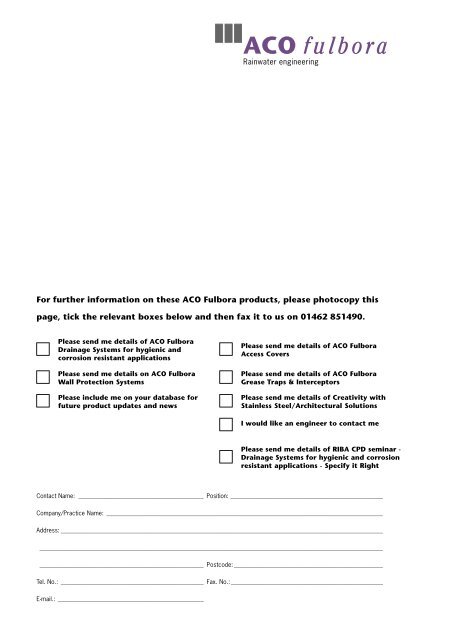 46 ACO fulbora Rainwater