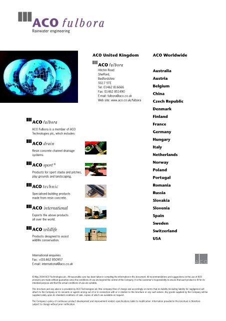 48 ACO fulbora Rainwater