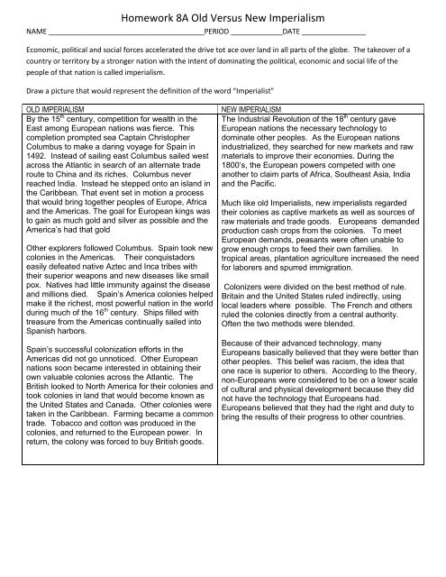 Economic Imperialism Def Imperialism: A Syllabus Public Books