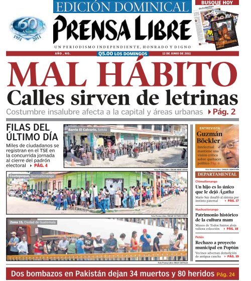 Edición impresa - Prensa Libre
