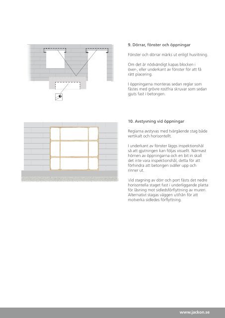 Thermomur 250 monteringsanvisning - Jackon