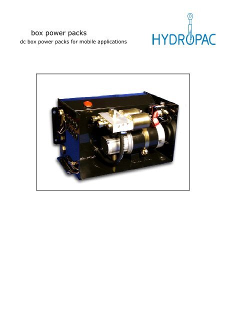 HF box power packs - PowerPack Solutions by HYDROPAC.DK