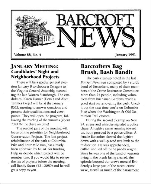 Barcrofters Bag Brush, Bash Bandit - Barcroft School and Civic League