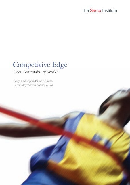 Competitive Edge - Does Contestability Work? - Serco