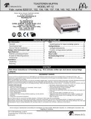 hebt-5v bun toaster - AJ Antunes & Co.