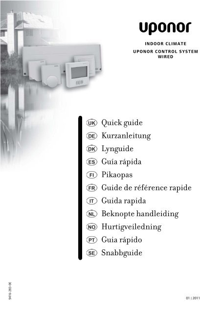 3 Uponor Control System Wired components