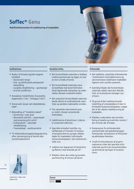 SofTec® Genu SofTec® OA