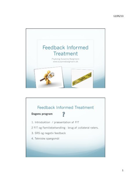 Feedback Informed Treatment - Psykolog Susanne Bargmann