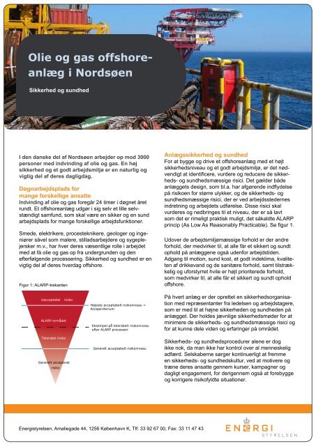 Olie- og gas-offshoreanlæg i Nordsøen - Energistyrelsen