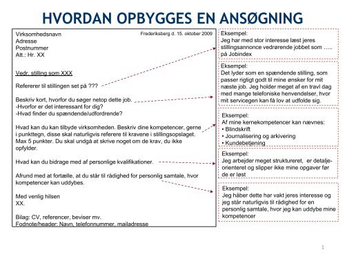 eksempel på kompetencestyret cv - Senior Erhverv Danmark