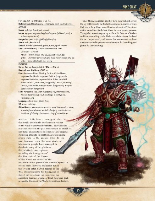 Pathfinder Campaign Setti