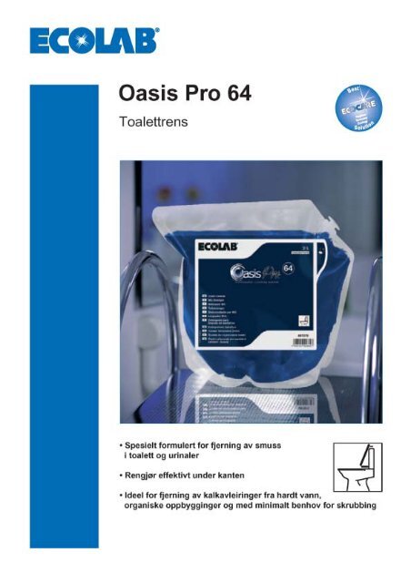 Produktinformasjon - Ecolab