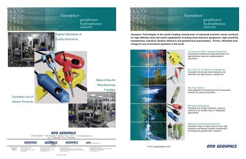 Geospace Geospace - GeoSpace Technologies