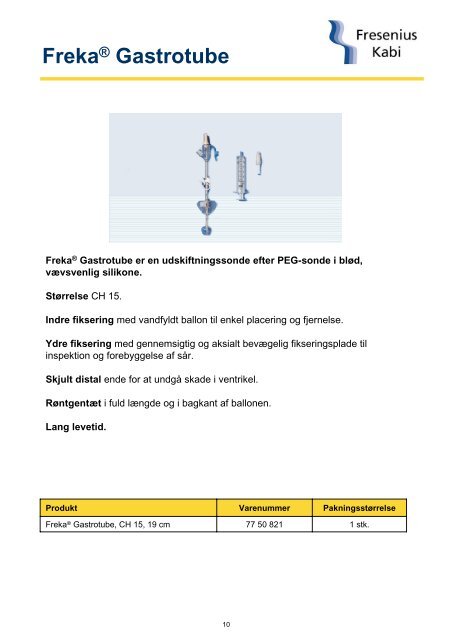 Freka ® Gastrotube Freka