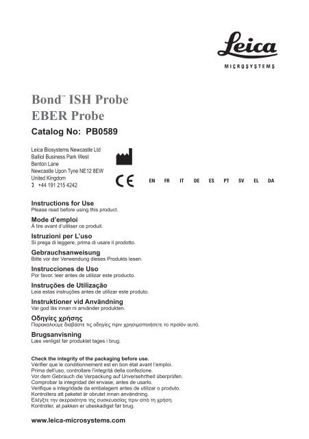 Bond™ ISH Probe EBER Probe