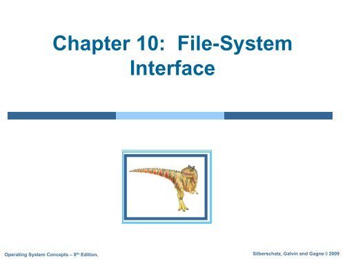 Chapter 10: File-System Interface - Mobile Computing LAB.