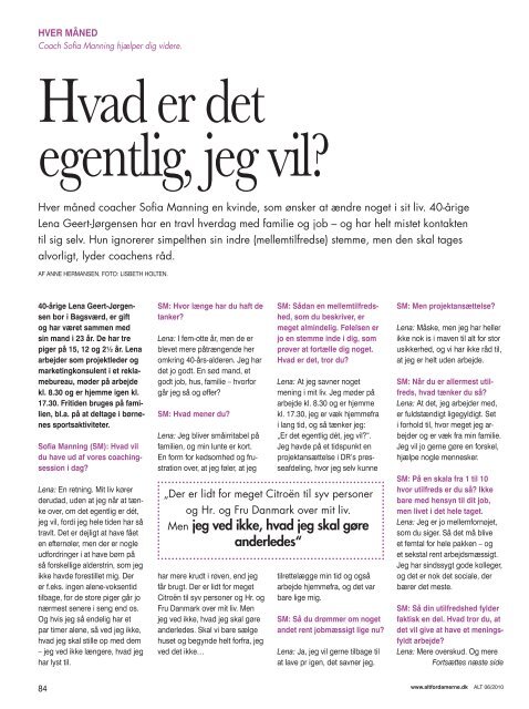 Men jeg ved ikke, hvad jeg skal gøre anderledes“ - Manning Inspire Men jeg ved ikke, hvad jeg skal gøre anderledes“ - Manning Inspire
