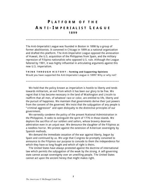 Anti Imperialist League