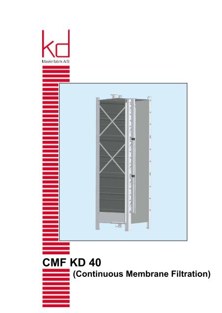 Download brochure CMF KD 40 Continous Membrane Filtration
