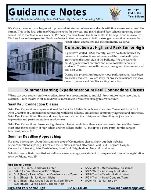 Guidance Notes - Guidance & Counseling